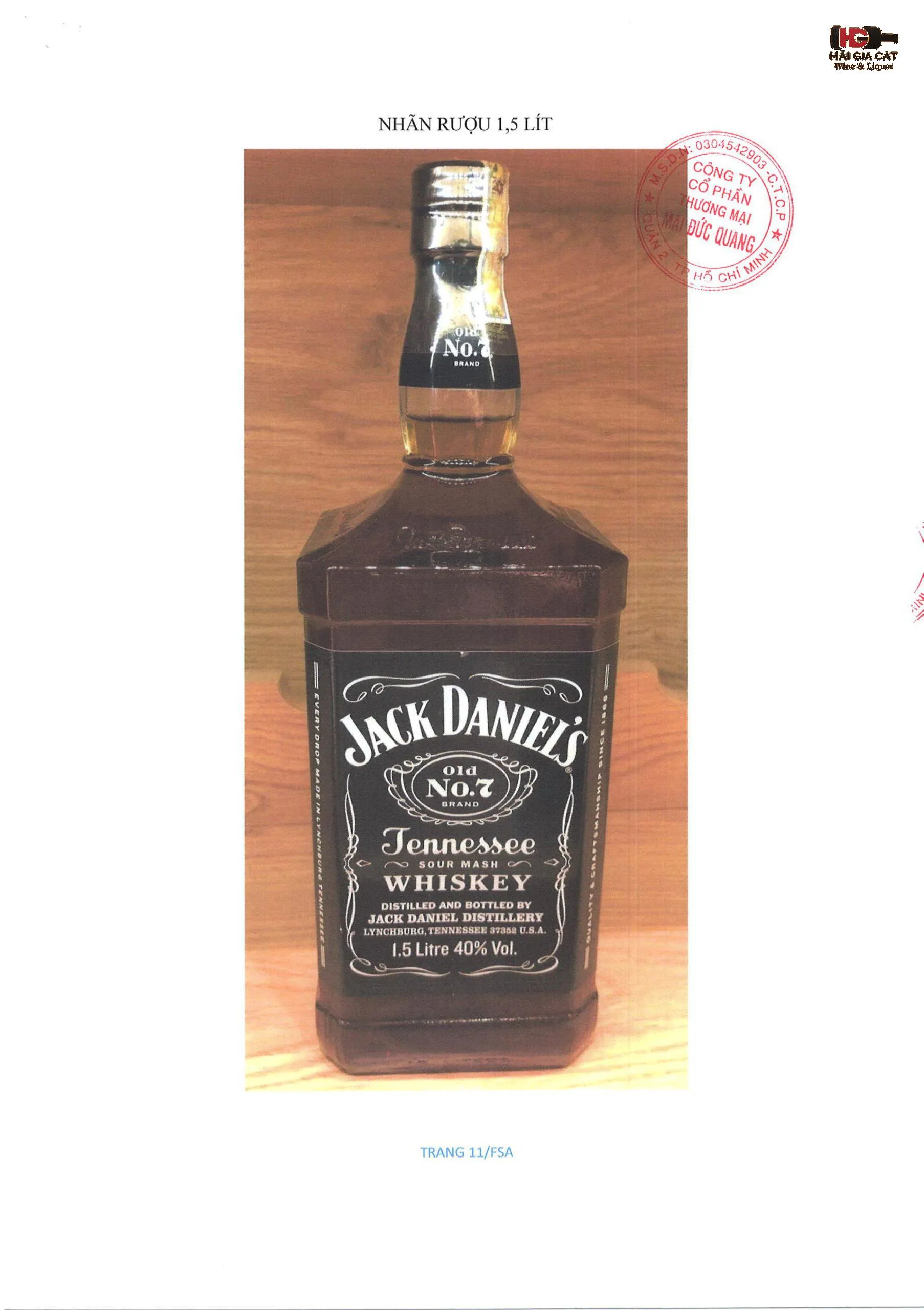 Rượu Jack Daniel's No7 Chính Hãng Giá Ưu Đãi Tốt #1