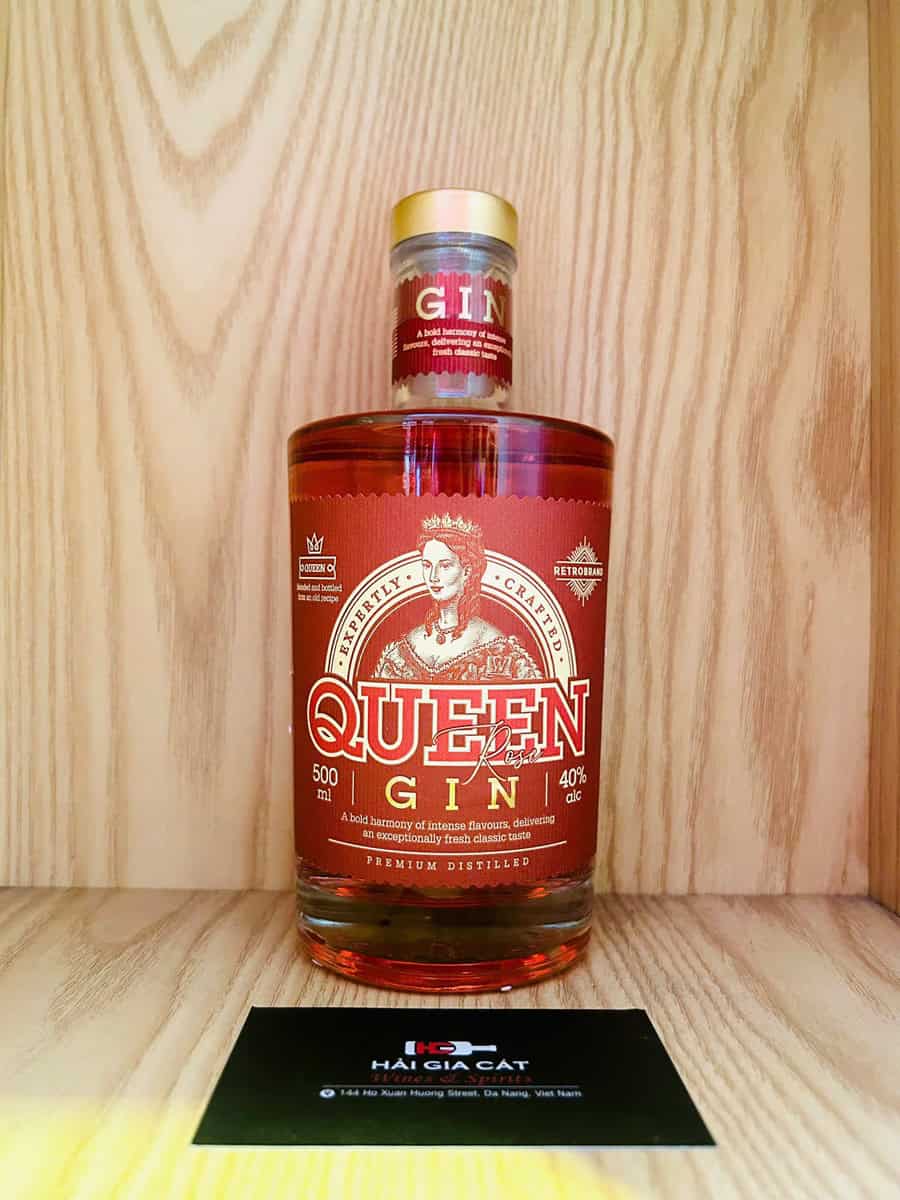 Rượu Queen Rose Gin 500ml/40% giá chuẩn tốt chỉ 9XX